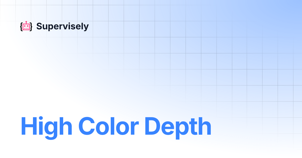 High Color Depth | Supervisely