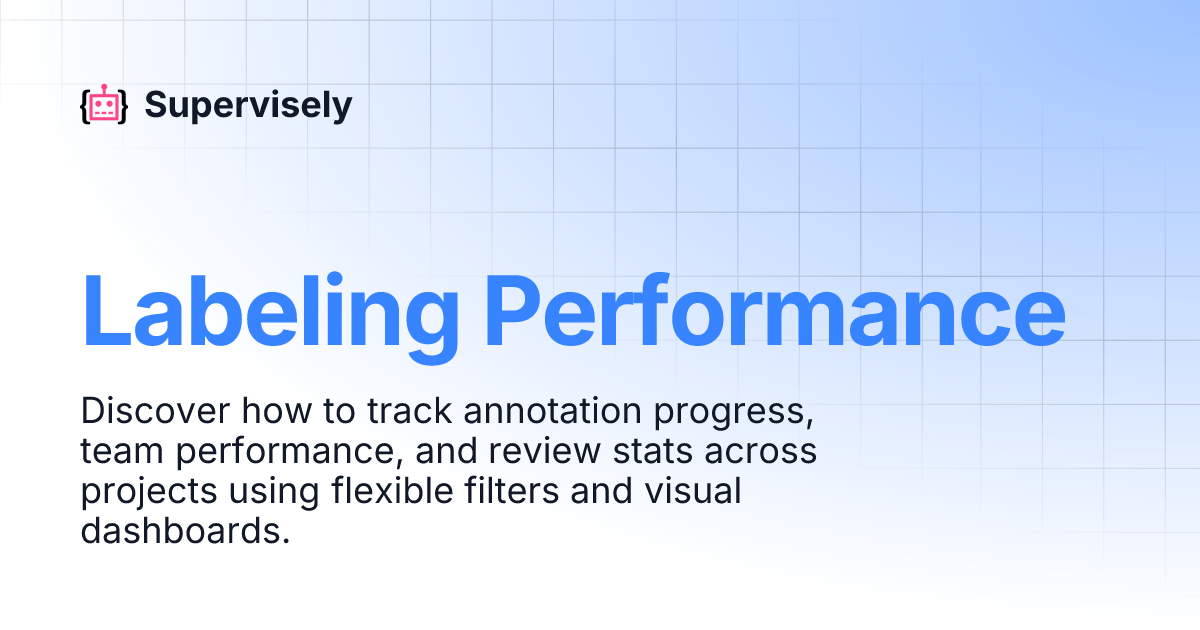 Labeling Performance | Supervisely